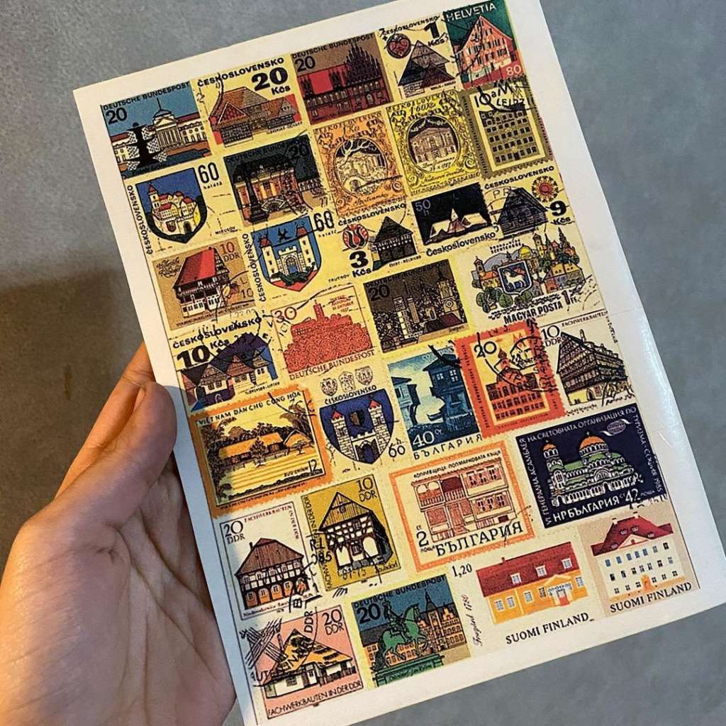 Buy 35 Vintage Postal Stickers Online In Pakistan - PakistanCreates